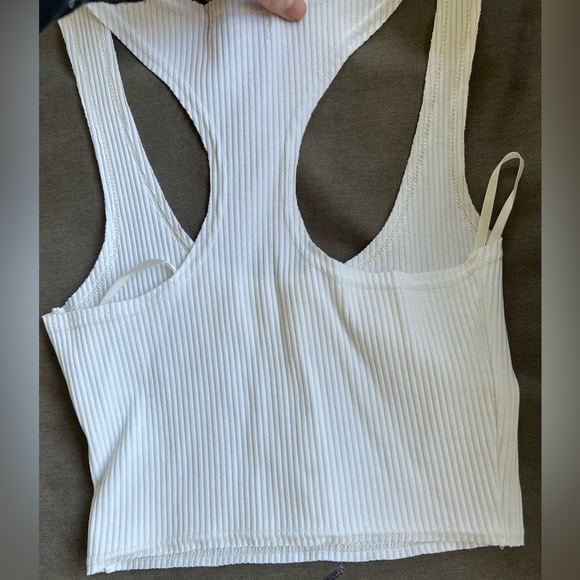 superdown | Tops | Brand New Superdown Revolve White Tank Xxs Ribbed ...